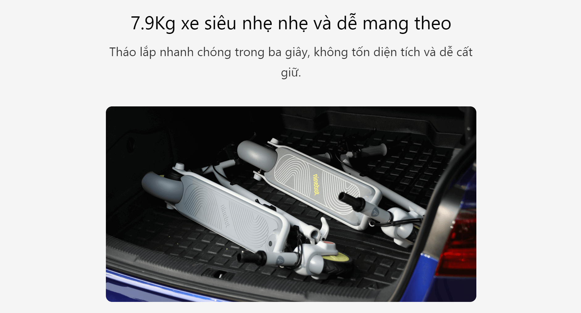 Xe Điện Scooter Segway Ninebot C10 - Segway Việt Nam